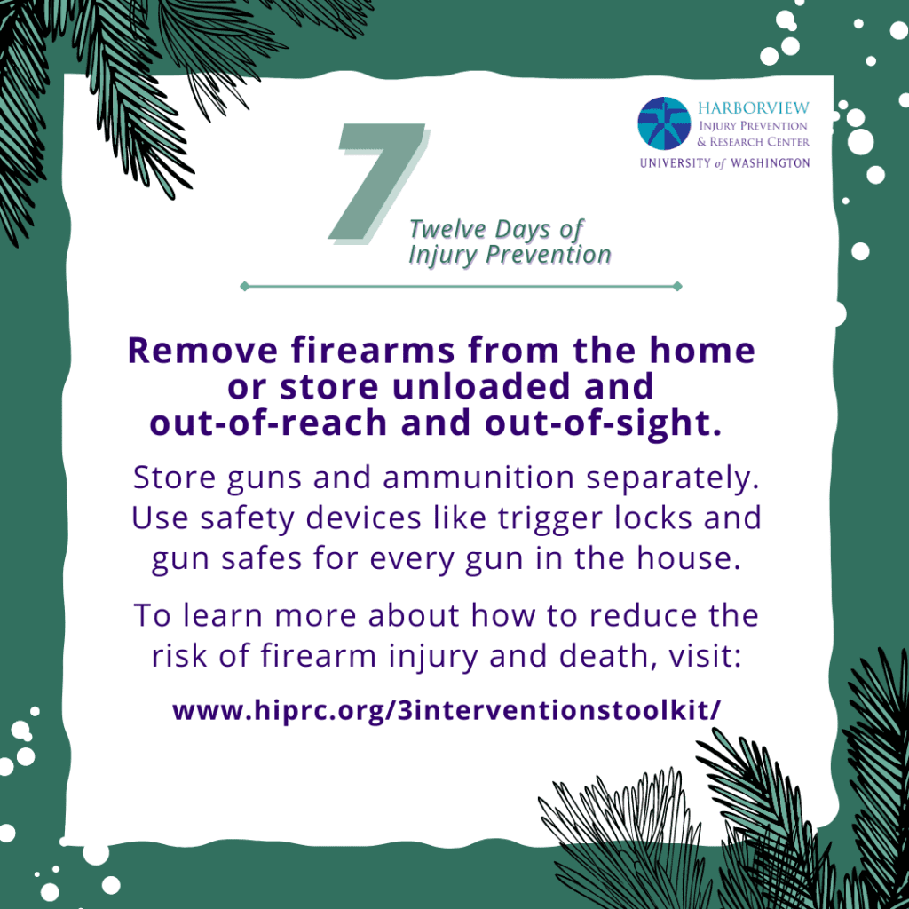 Twelve Days of Injury Prevention Tips - Harborview Injury Prevention ...